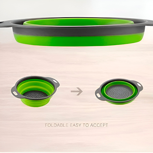 Silikonsko cedilo (2 kosa) | FOLDRAIN – Vigoshop.si